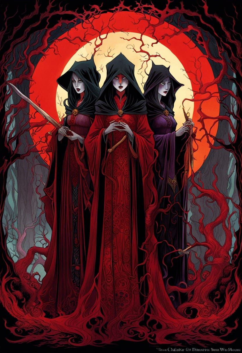 The Blood Coven: Hollow, Mobot, Sage - AI Generated Artwork - NightCafe ...