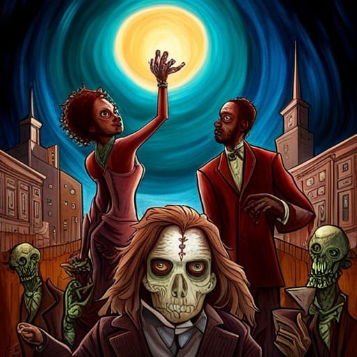 Voodoo zombies New Orleans cinematographic, hyperdetailed, gothic ...