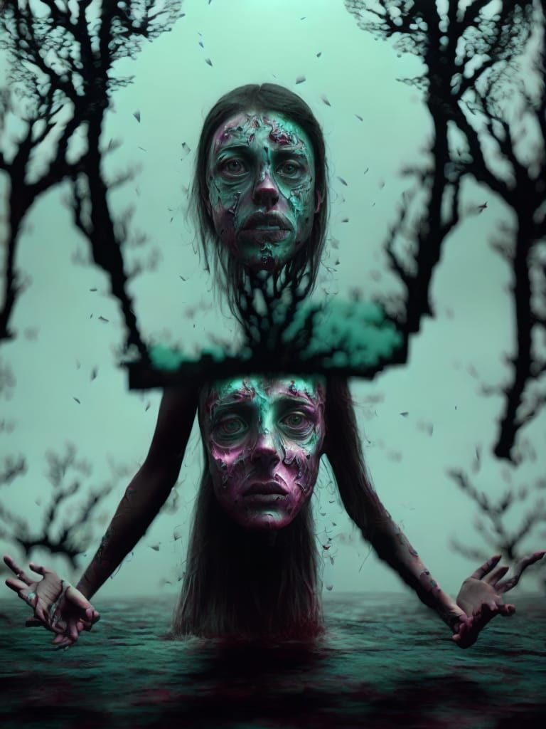 Mind vs Body - AI Generated Artwork - NightCafe Creator