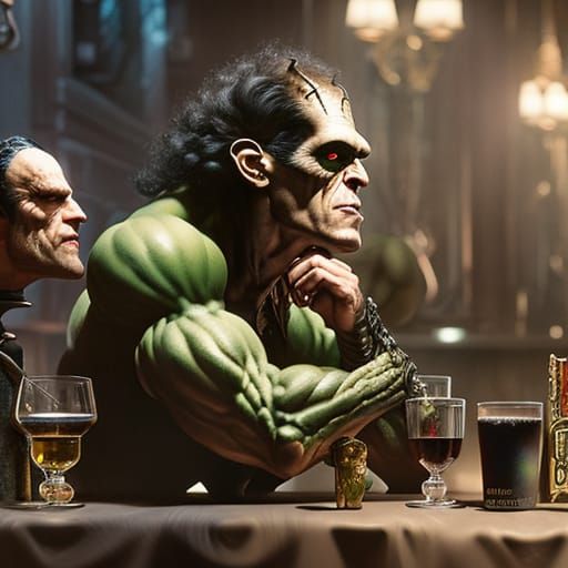 Frankenstein Series #1 - AI Generated Artwork - NightCafe Creator