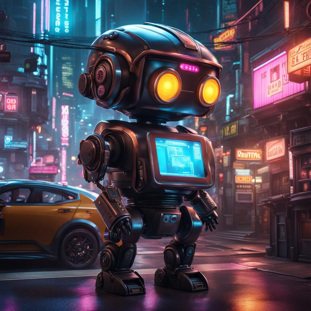 Errand Butler-Bot - AI Generated Artwork - NightCafe Creator