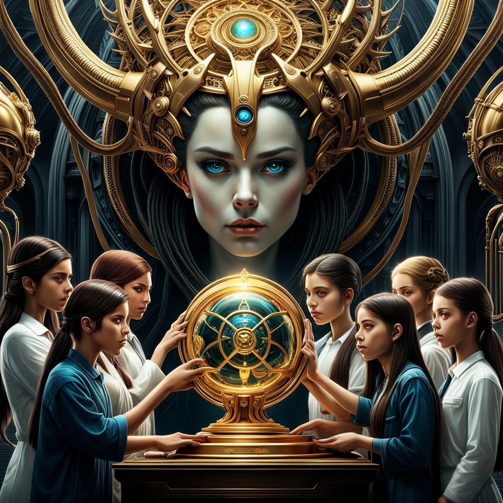 A group of Students receiving a science award for their science work ...