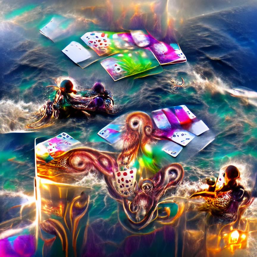 octopus solitaire - AI Generated Artwork - NightCafe Creator