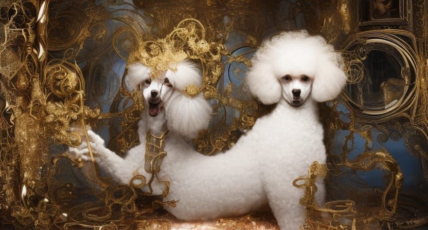 Poodle Aesthetics - AI Generated Artwork - NightCafe Creator