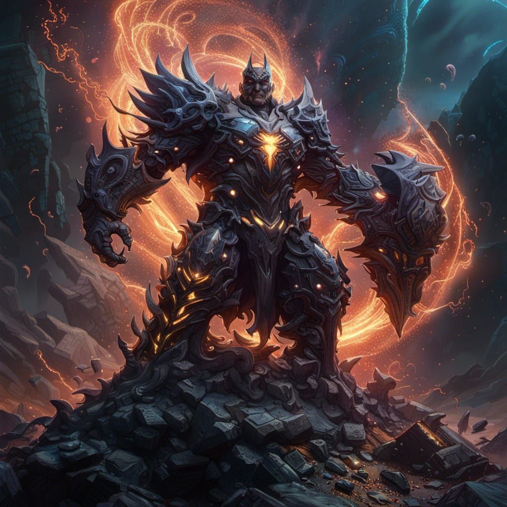 Mega cosmic elemental dark knight - AI Generated Artwork - NightCafe ...