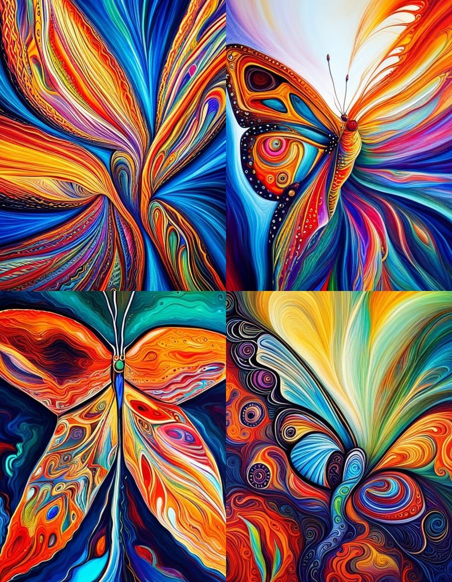 432Hz Butterfly effect Elevate vibrations - AI Generated Artwork - NightCafe Creator