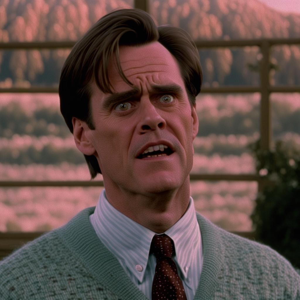 Jim Carrier expression - AI Generated Artwork - NightCafe Creator