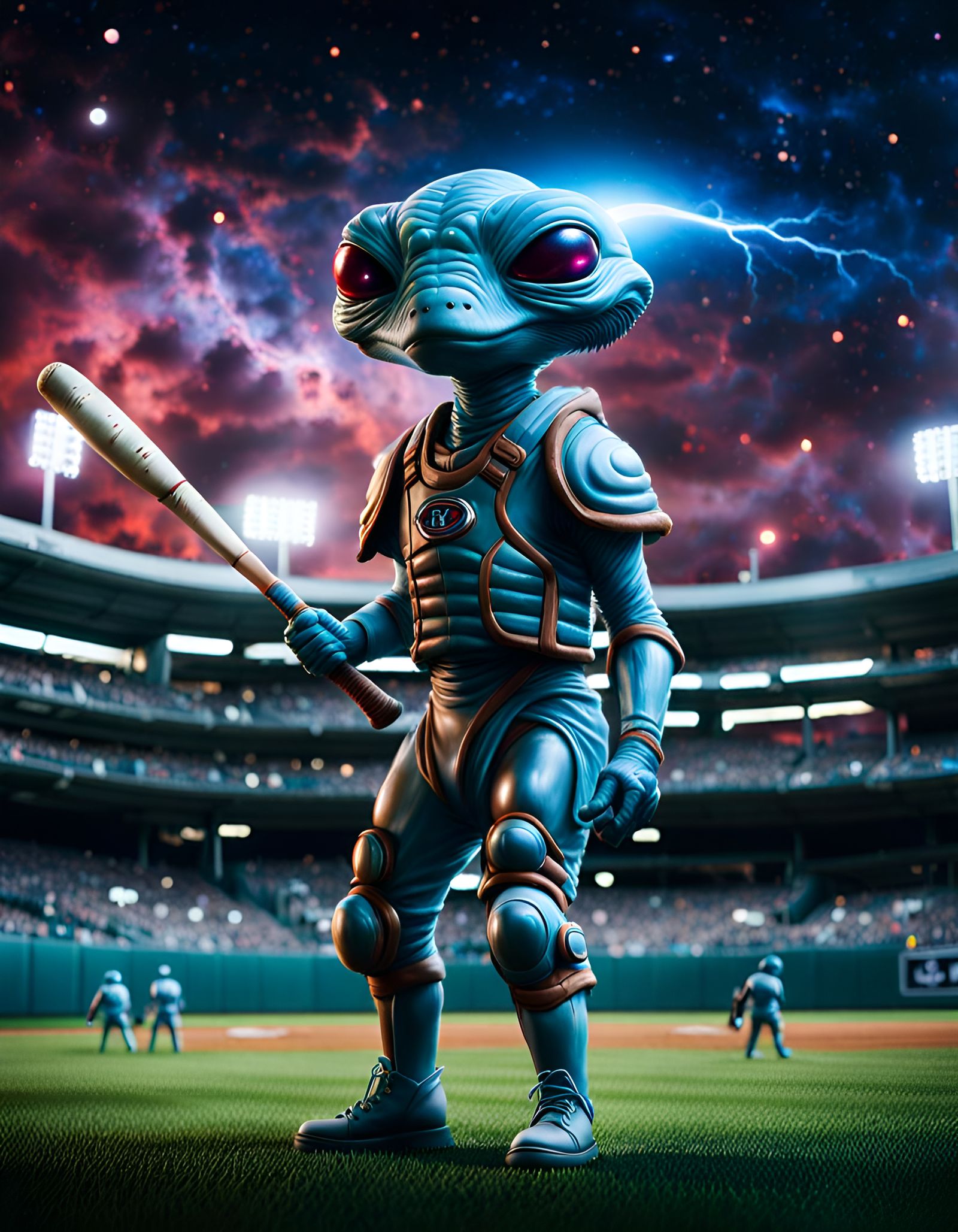 Intergalactic Space-ball - AI Generated Artwork - NightCafe Creator