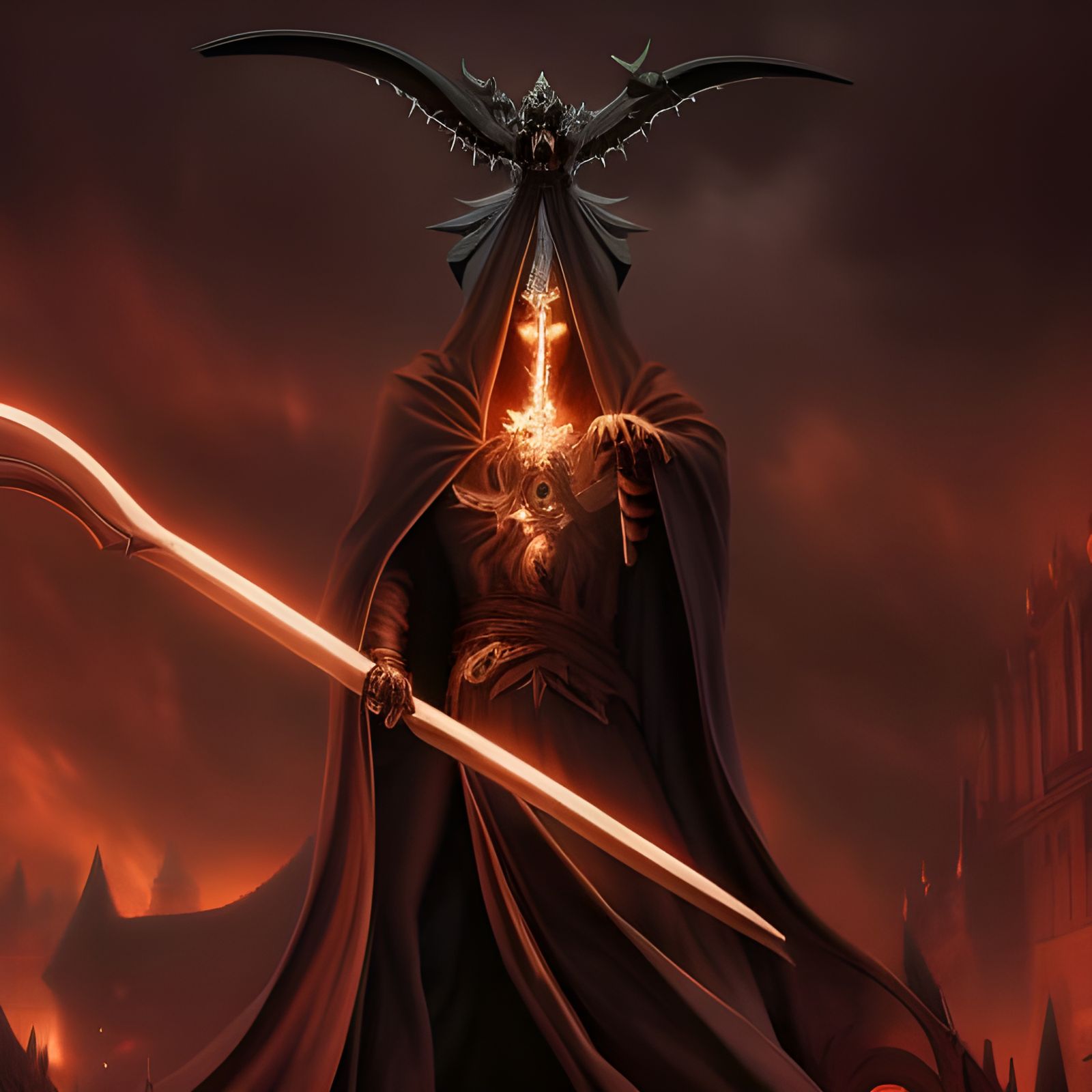 Hell Reaper - AI Generated Artwork - NightCafe Creator