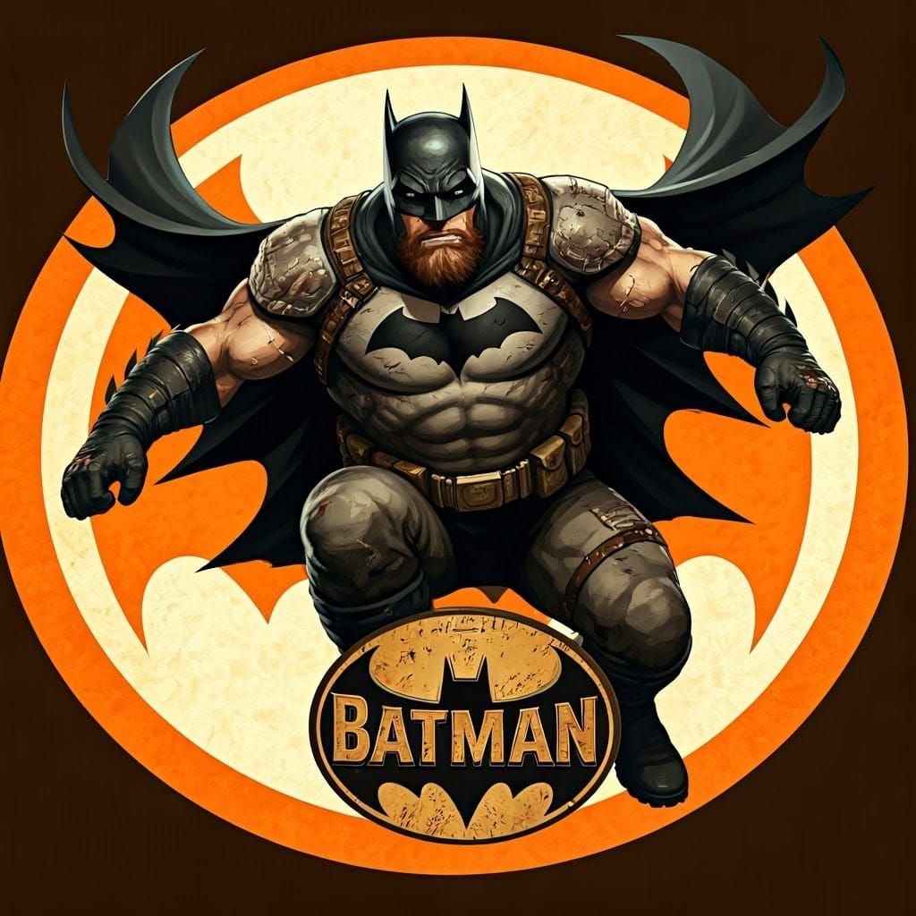 Rugged Boeremag Batman Leaps into Action in Earth-... - AI Art