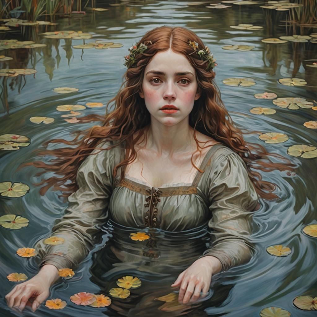 Ophelia - AI Generated Artwork - NightCafe Creator