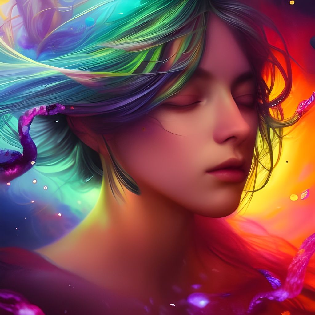 Dreaming of rainbows - AI Generated Artwork - NightCafe Creator
