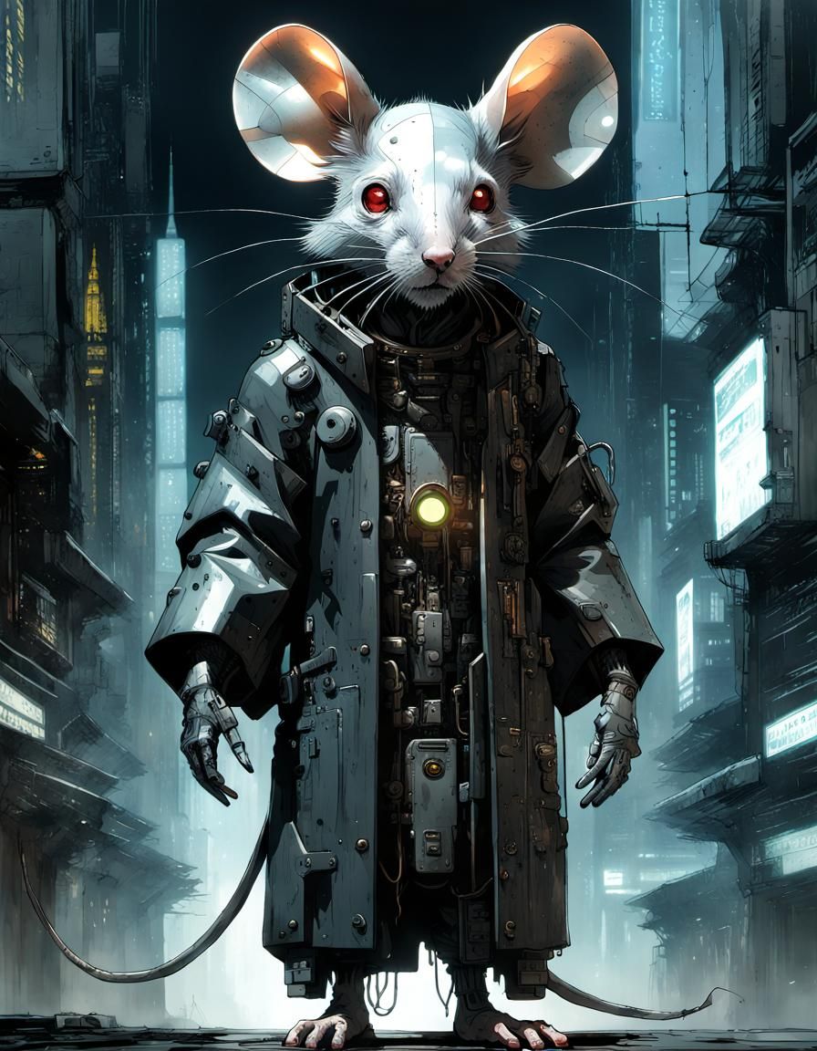 Robo-mouse - AI Generated Artwork - NightCafe Creator