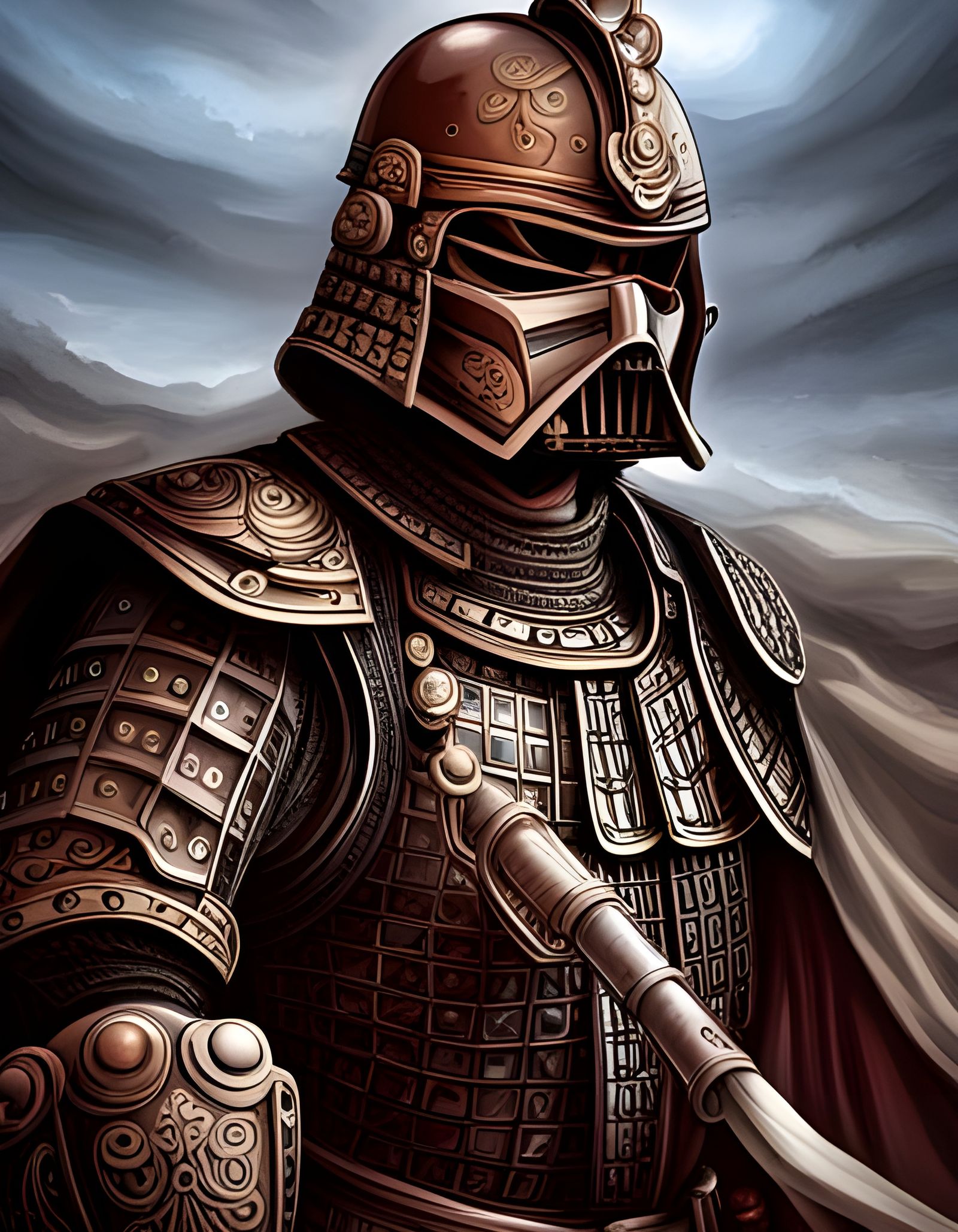 Samurai Vader #20 - AI Generated Artwork - NightCafe Creator