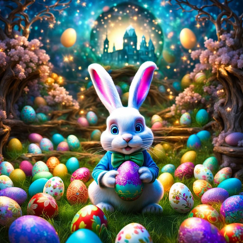 its nearly "bunny" time !! - AI Generated Artwork - NightCafe Creator