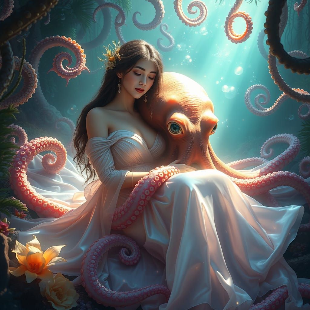 living with a octopus - Dreamlike Encounter with an Octopus