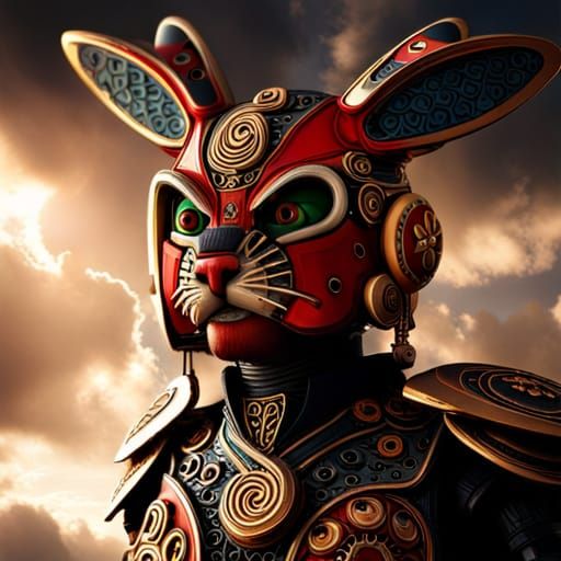 Mech Bunny - AI Generated Artwork - NightCafe Creator