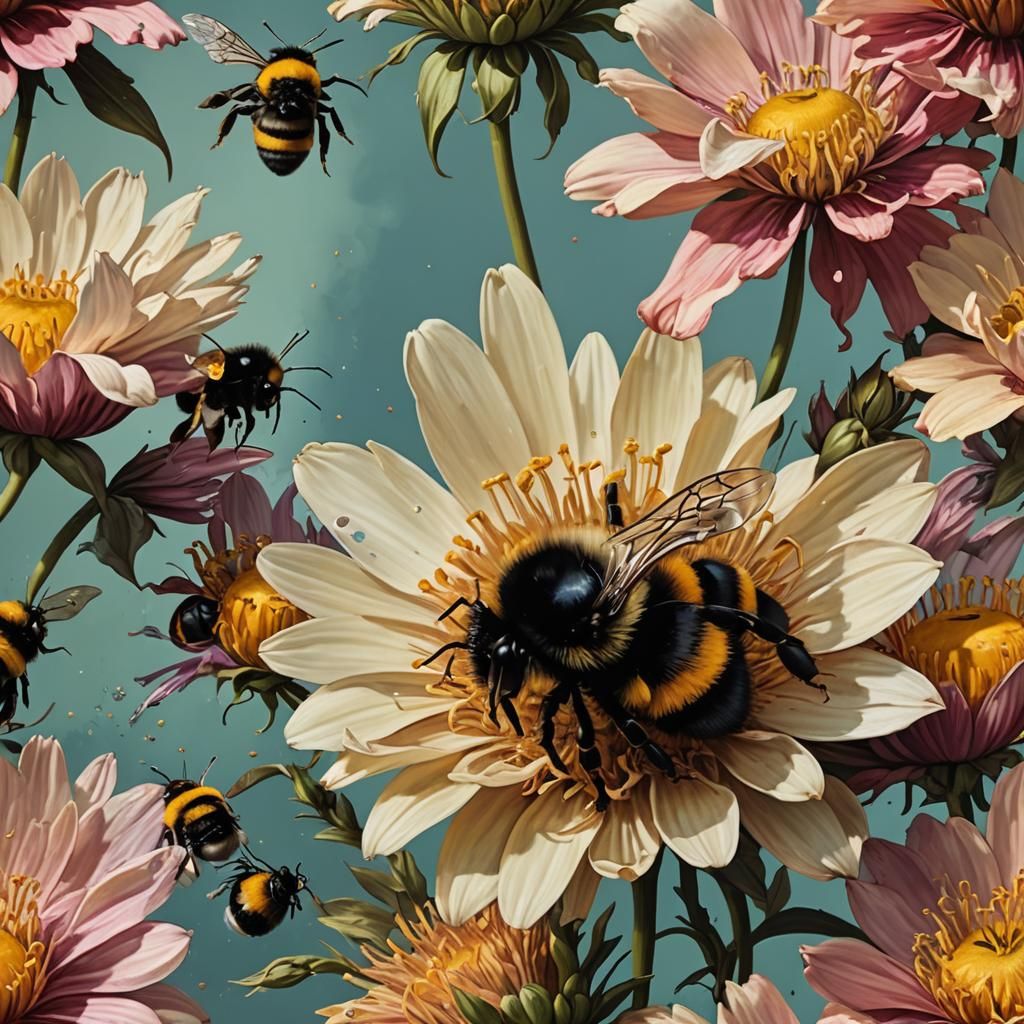 BEES - AI Generated Artwork - NightCafe Creator