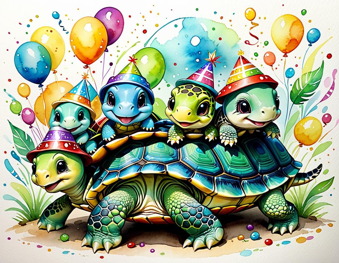 It's A Shellabration! - AI Generated Artwork - NightCafe Creator