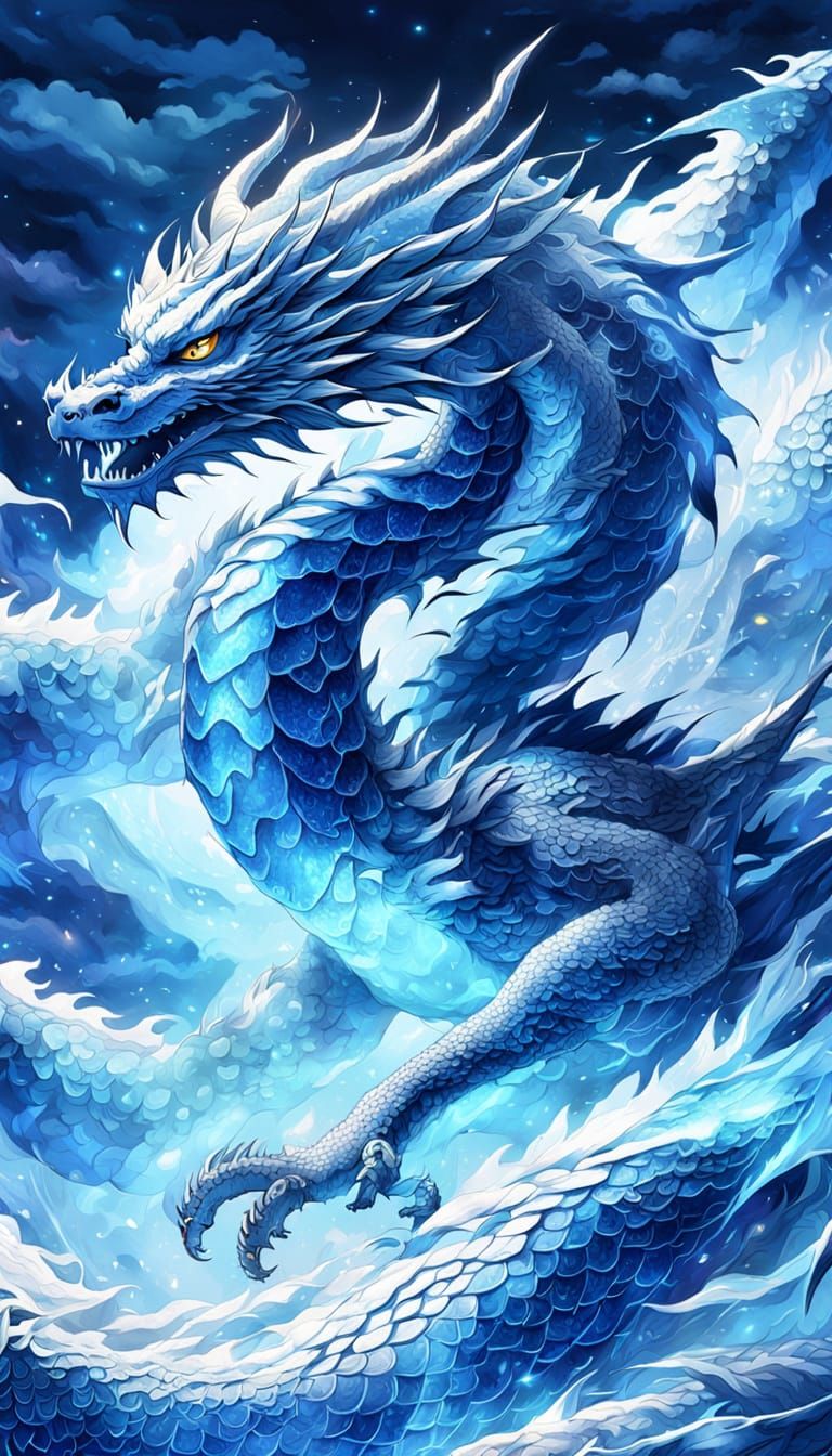 Blue Dragon ghost japenese spiritual fantasy anime fourth dimension ...