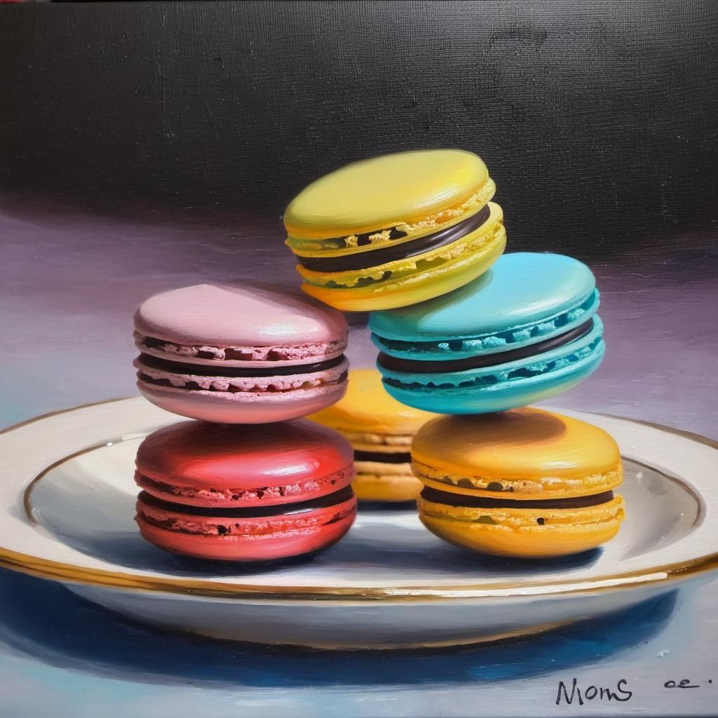 Macarons - AI Generated Artwork - NightCafe Creator