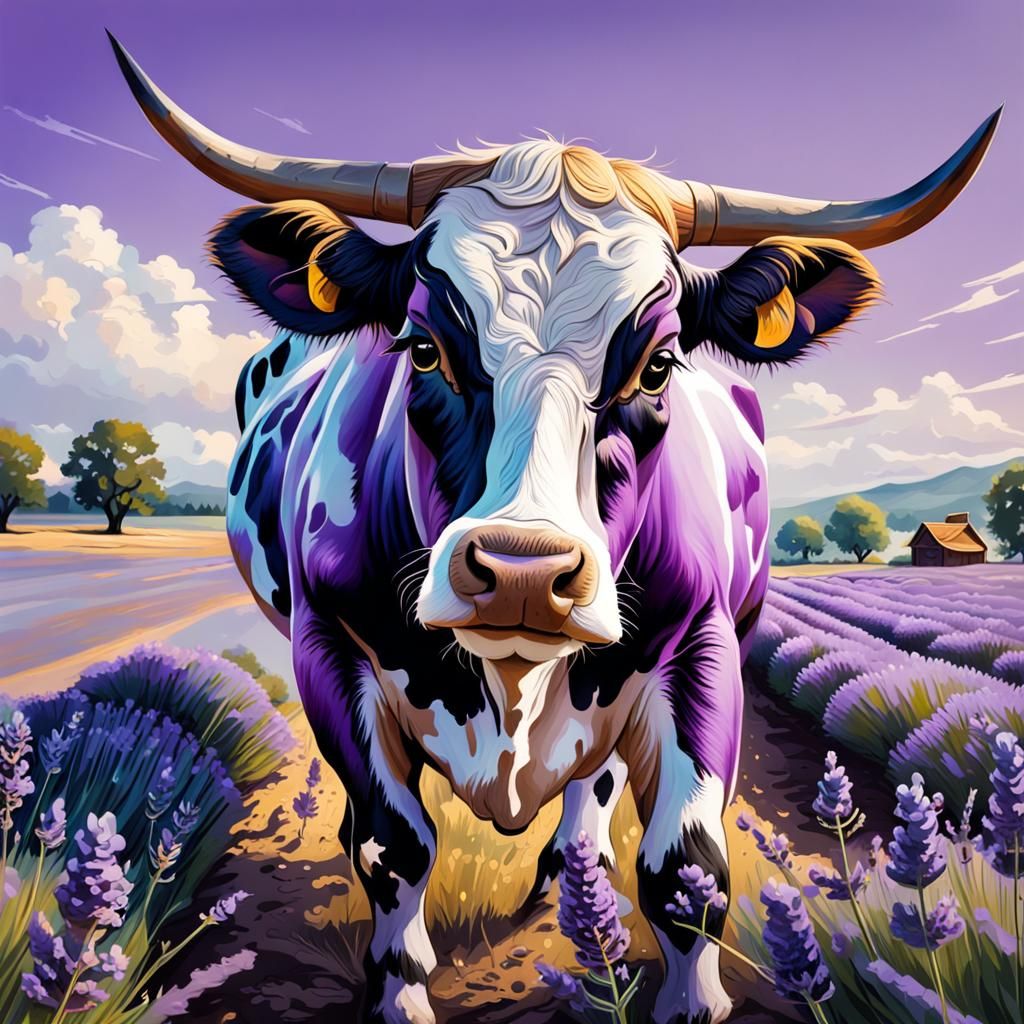 Portrait of A Milka Beauty. - AI Generated Artwork - NightCafe Creator