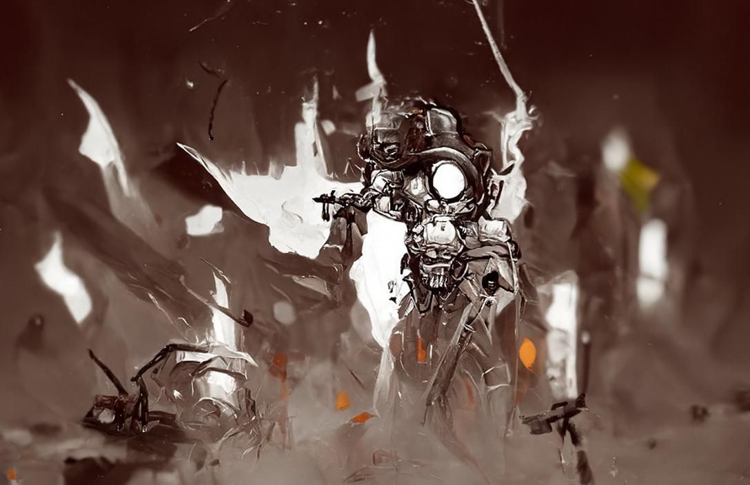 Adeptus Mechanicus Tech-Priest; blender cycles artstation Tech Ver.ka ...