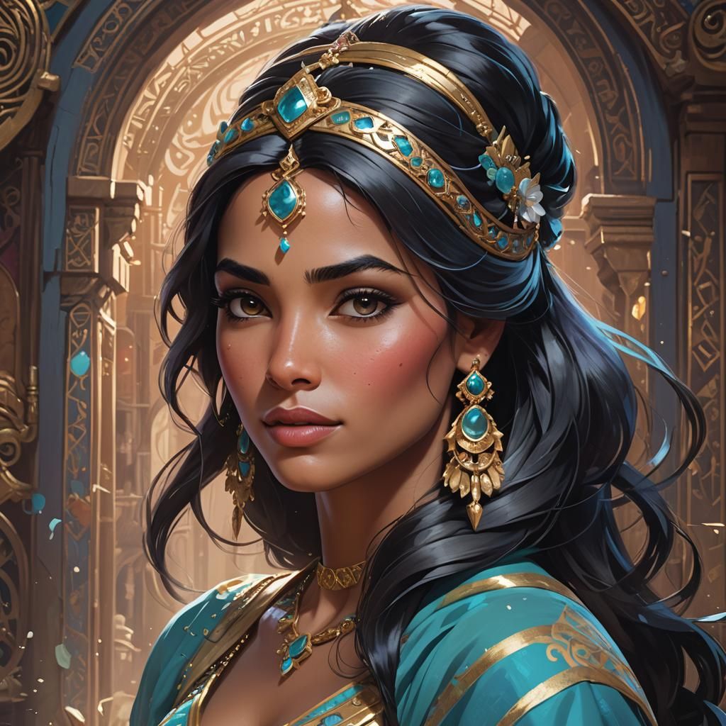 Princess Jasmine - AI Generated Artwork - NightCafe Creator