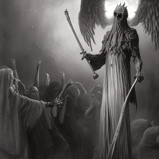 Evil Musician - AI Generated Artwork - NightCafe Creator