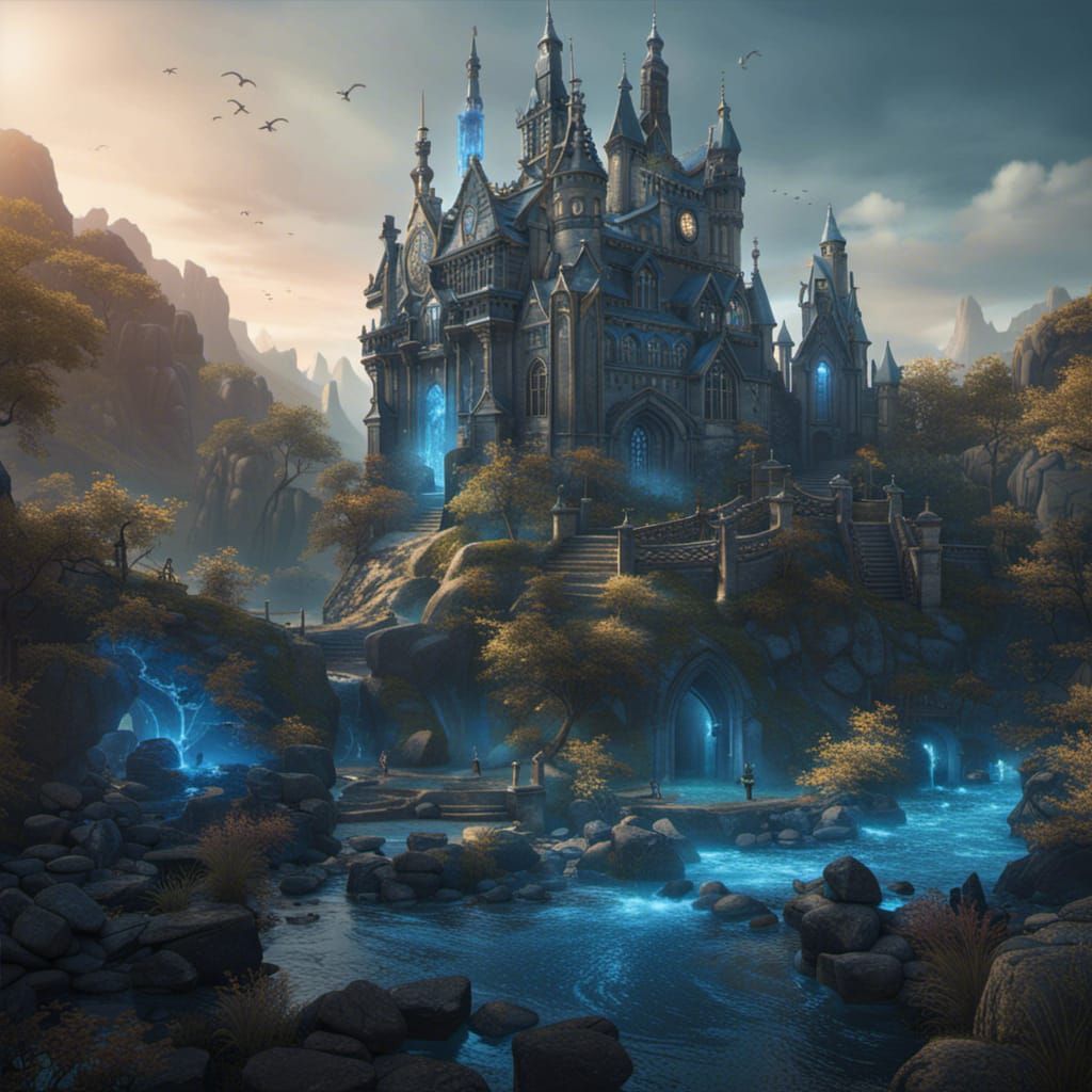 Beautiful Castle - AI Generated Artwork - NightCafe Creator
