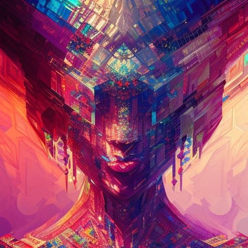 Surreal human crystal by Greg Rutkowski intricately detailed ...