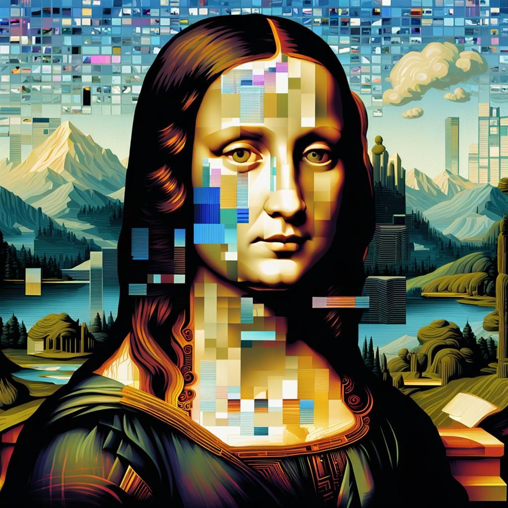 M0n@ GL!tcha - AI Generated Artwork - NightCafe Creator