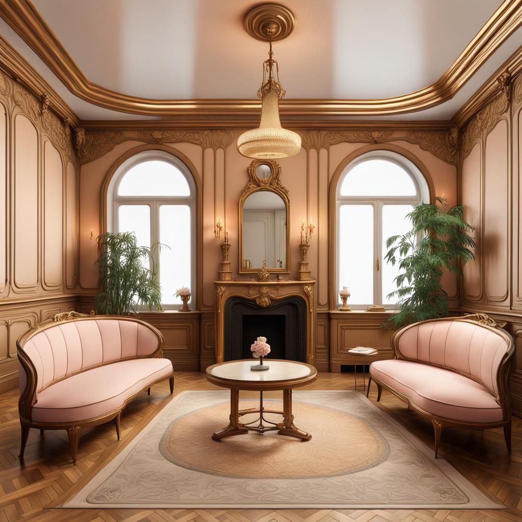 Which interior style? Jugendstil, please. - AI Generated Artwork ...