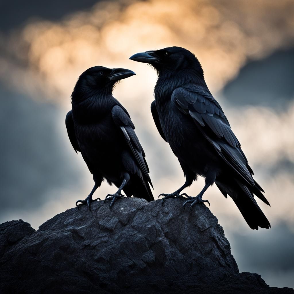 The Crows - AI Generated Artwork - NightCafe Creator