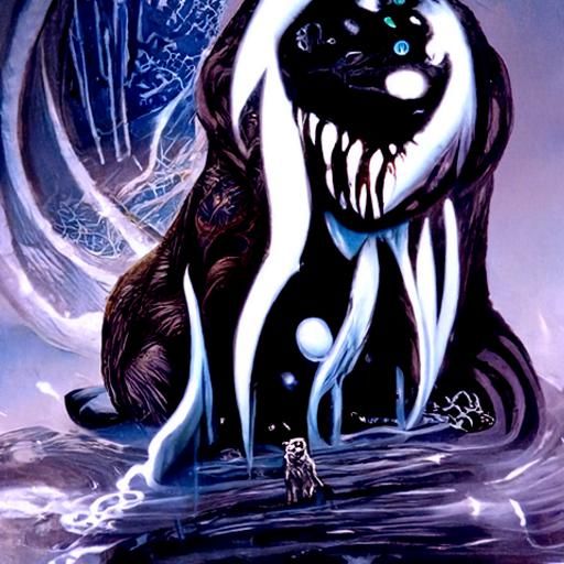my fursona harp seal, Alaskan malamute, spider, ghost, shark, dragon ...