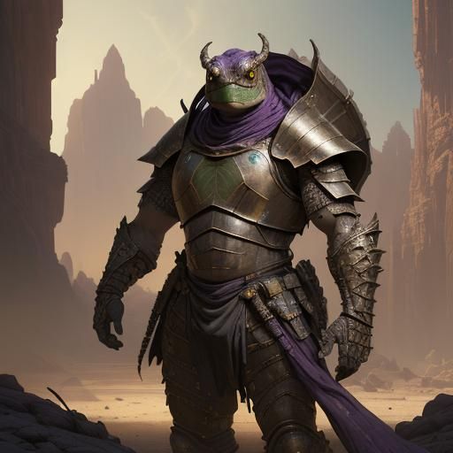 turtle knight sir terrapin - AI Generated Artwork - NightCafe Creator