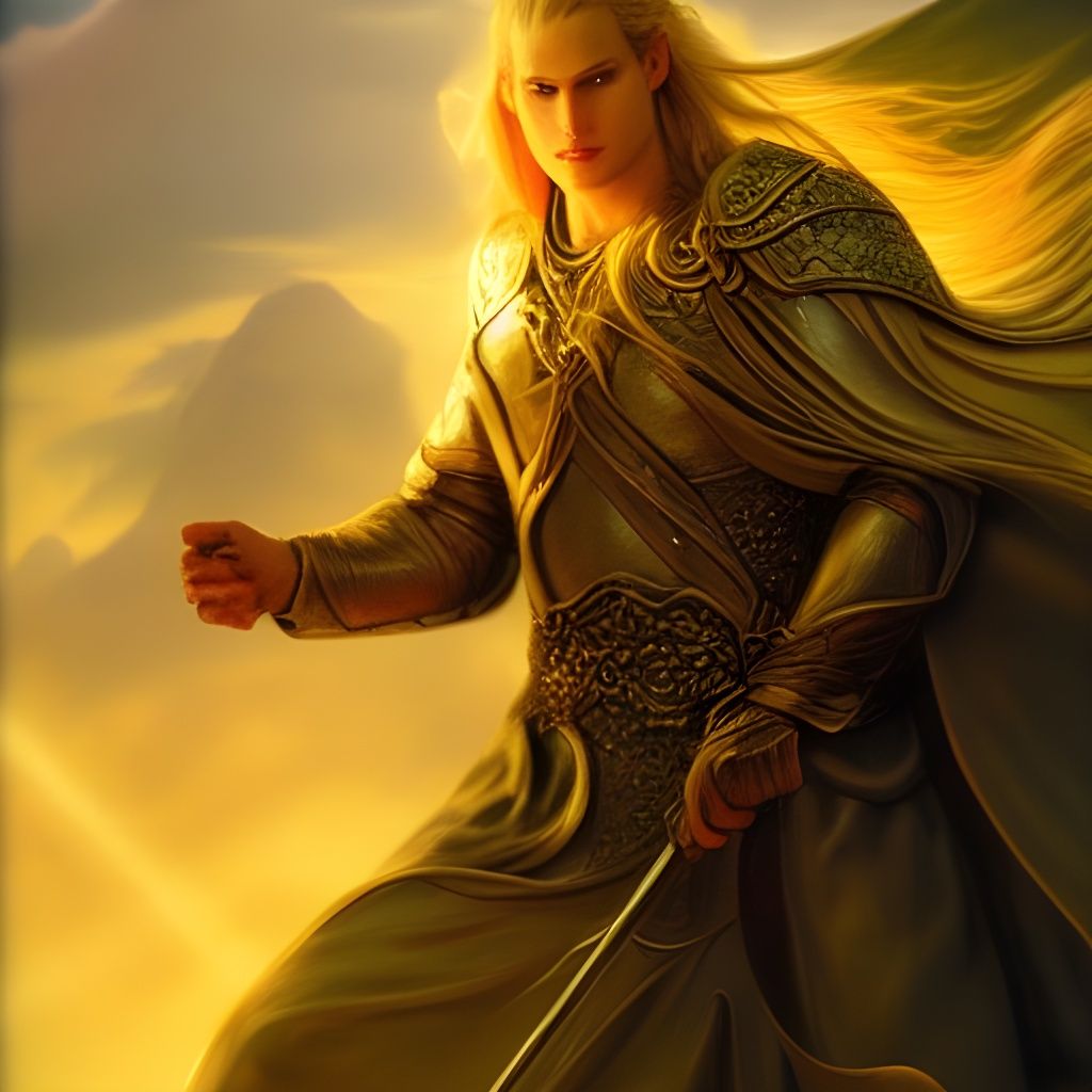 Lord Glorfindel - AI Generated Artwork - NightCafe Creator