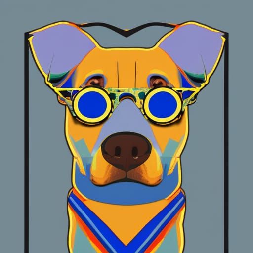 A COOL DOG - AI Generated Artwork - NightCafe Creator