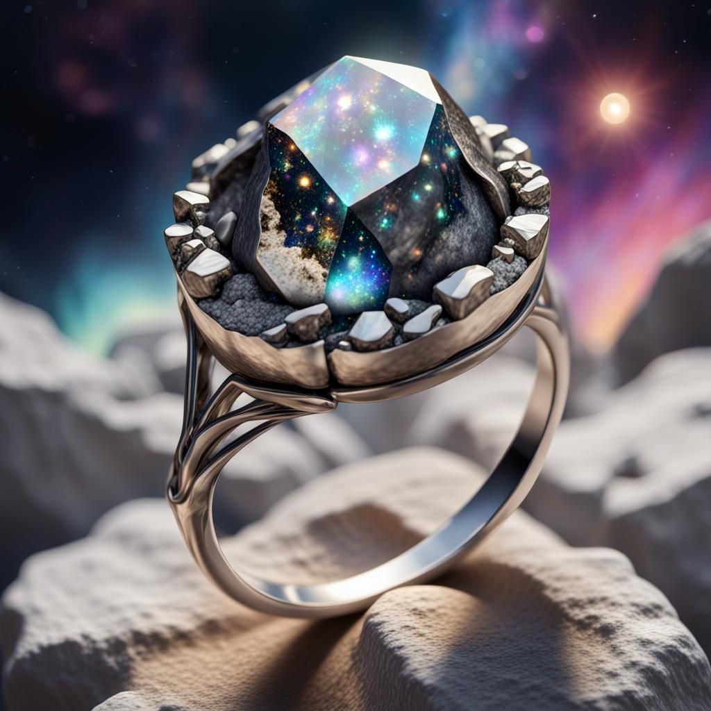 Chunk Ring - AI Generated Artwork - NightCafe Creator