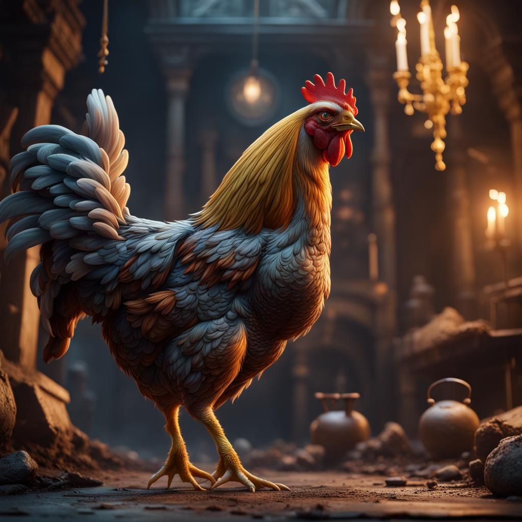 chicken - AI Generated Artwork - NightCafe Creator