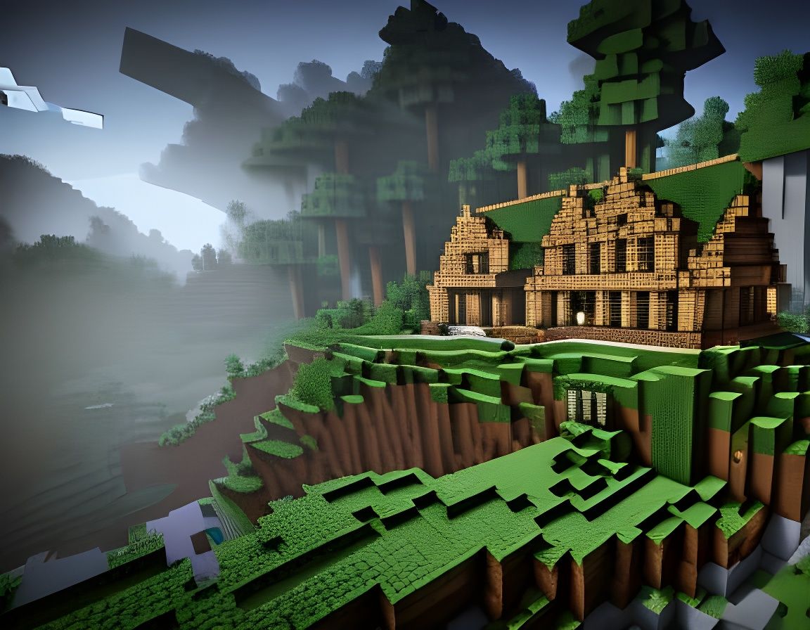 AI Minecraft - AI Generated Artwork - NightCafe Creator