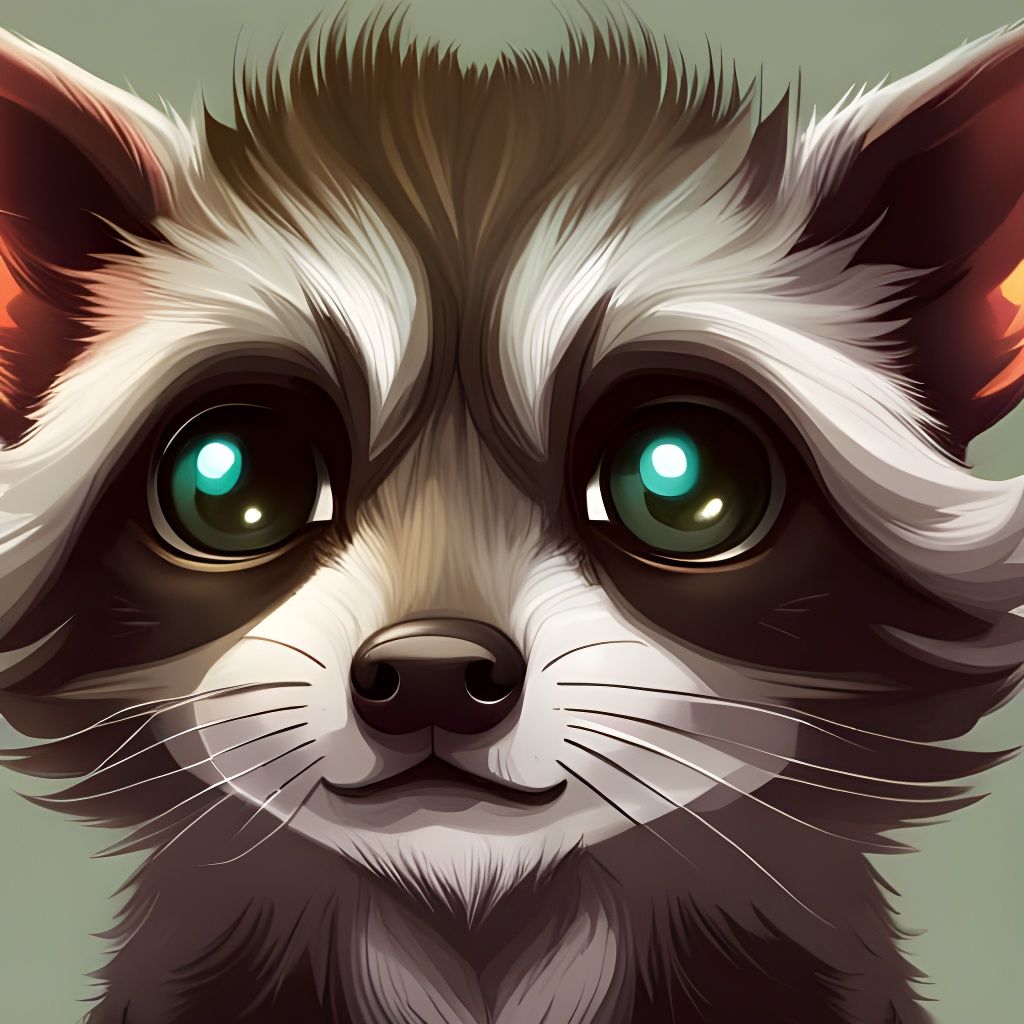 Racoon - AI Generated Artwork - NightCafe Creator