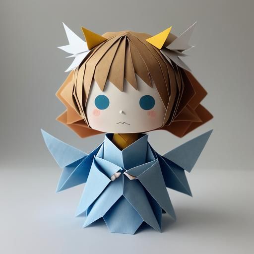 Origami Chibi #2 - AI Generated Artwork - NightCafe Creator