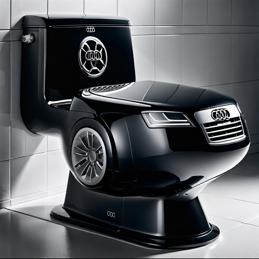 AUDI Toilet - AI Generated Artwork - NightCafe Creator