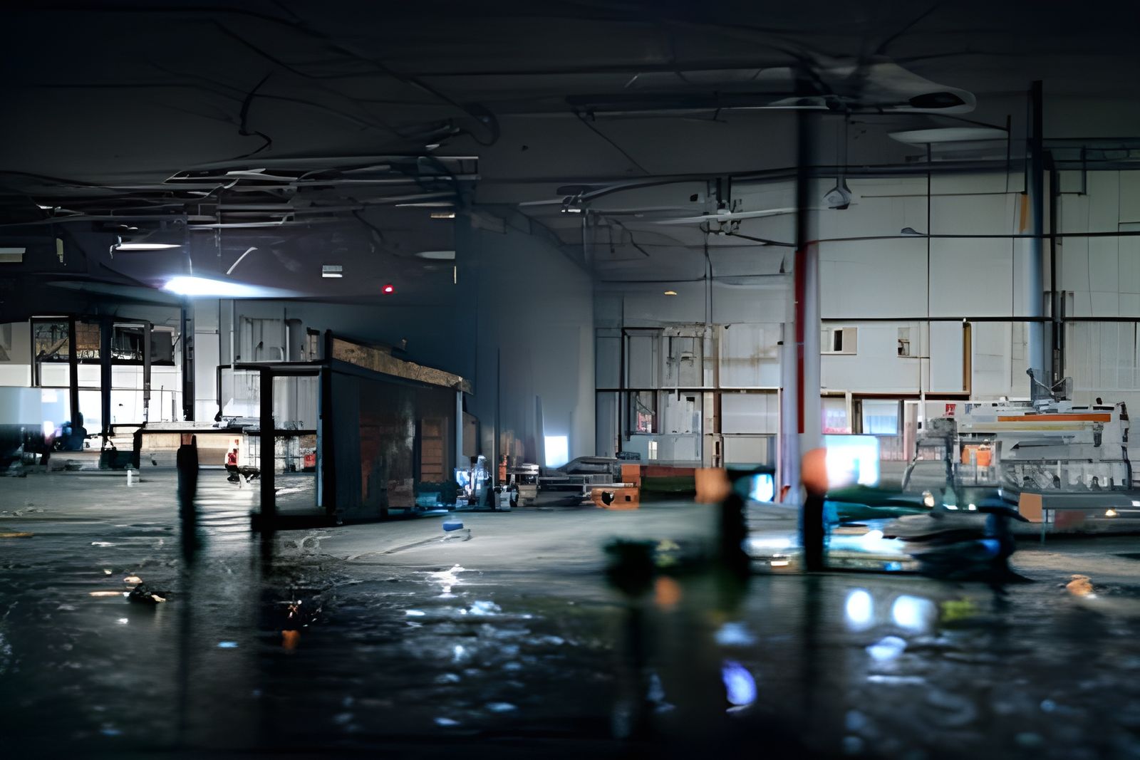 inside a massive warehouse after hours liminal space joshua flint ...