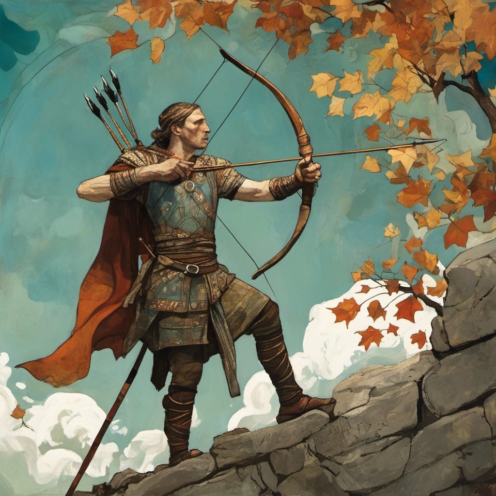 The archer - AI Generated Artwork - NightCafe Creator