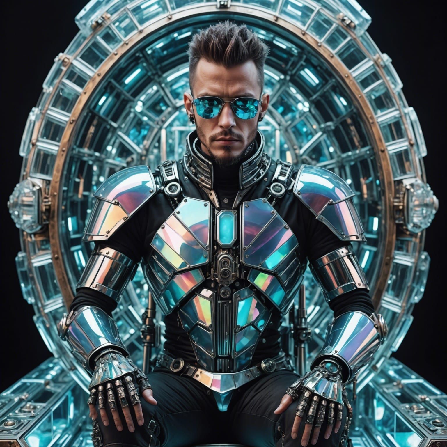 King of bio punk - AI Generated Artwork - NightCafe Creator