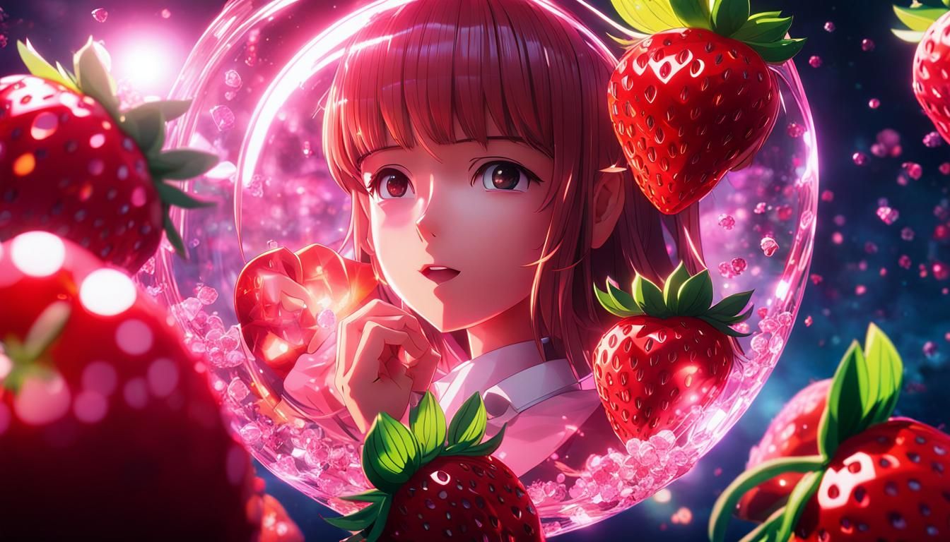 Strawberry Dreams - AI Generated Artwork - NightCafe Creator