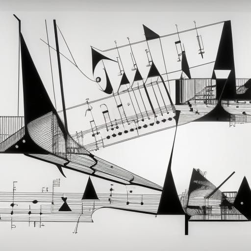 graphic score, graphic notation, experimental music notation, sheet ...