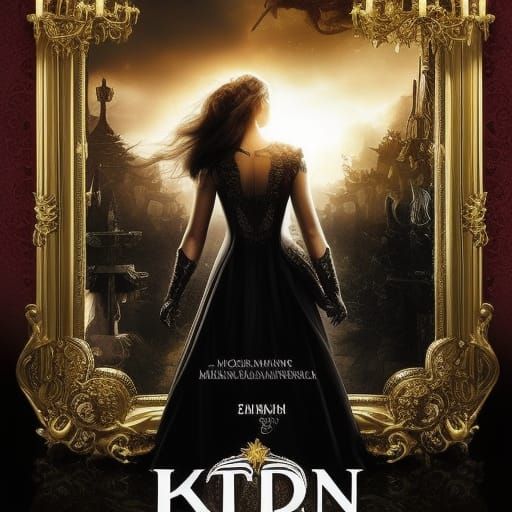 Girl looking in mirror evil reflection - AI Generated Artwork ...